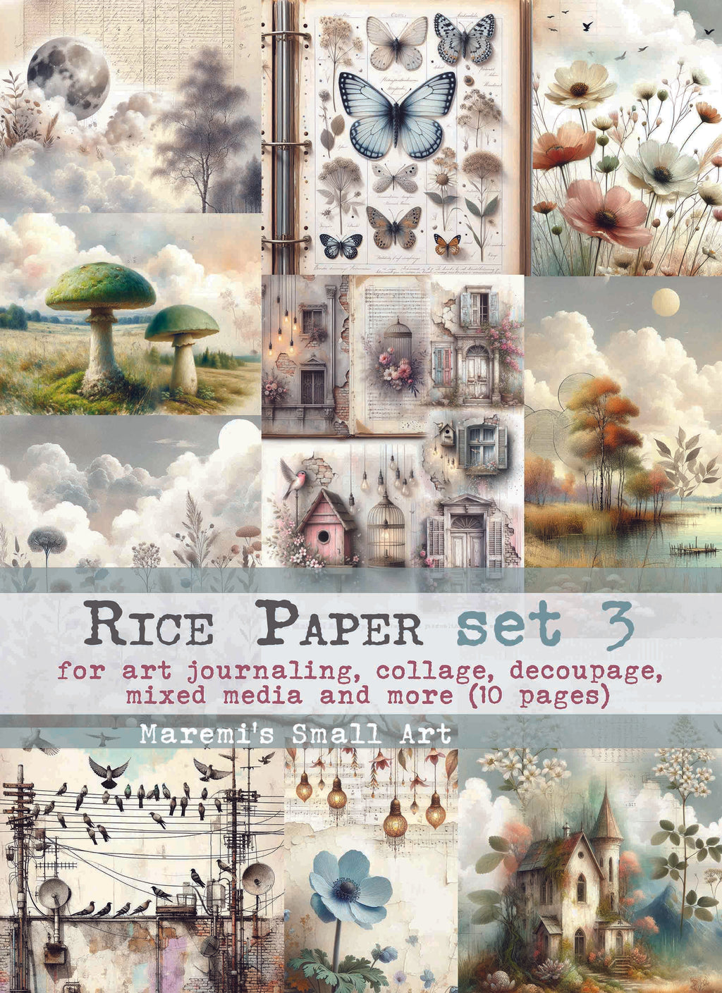 Rice Paper set 3 - Maremi's Small Art – Maremi Small Art